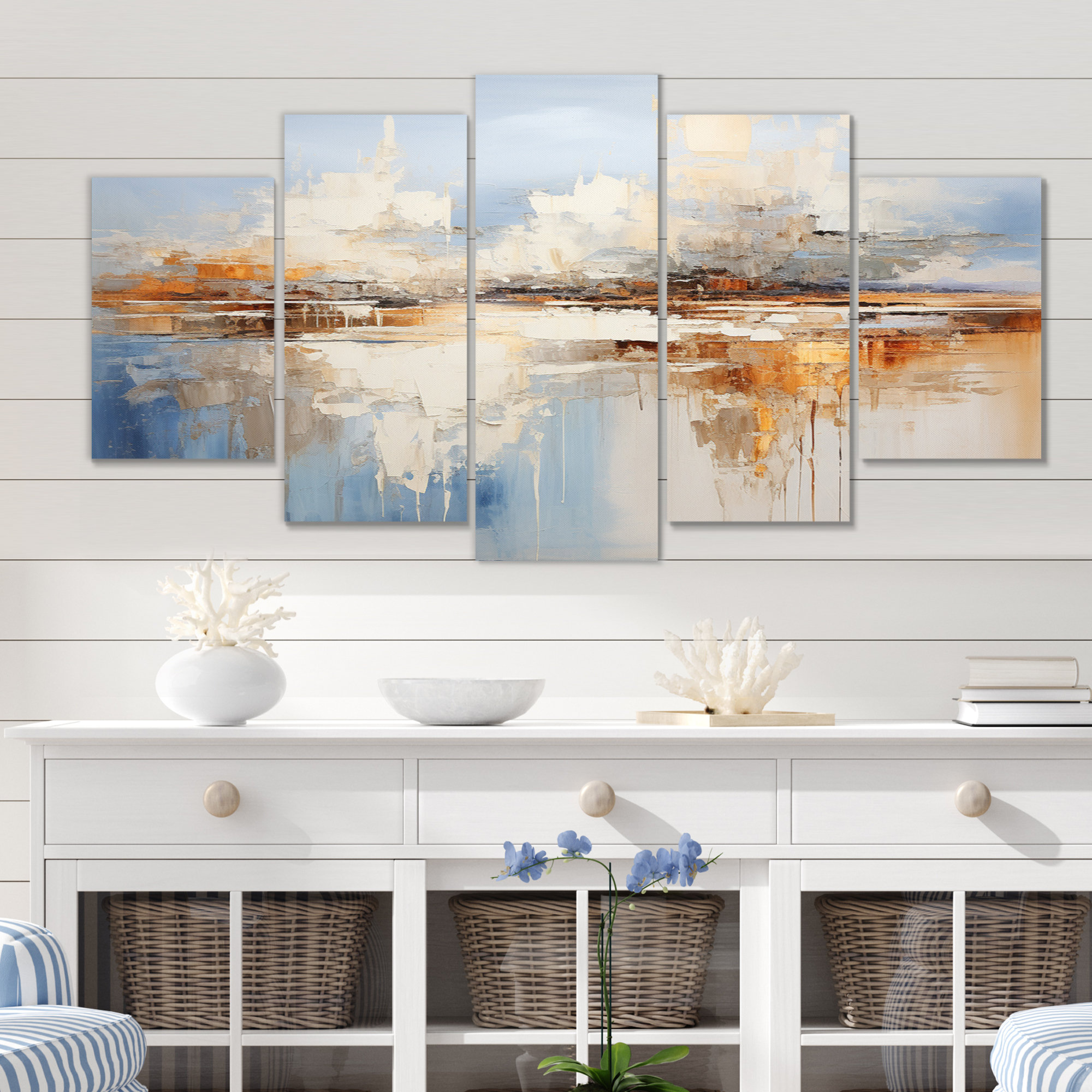 Wrought Studio™ Coastal Ocean Coastal Reflections - Landscapes Wall ...