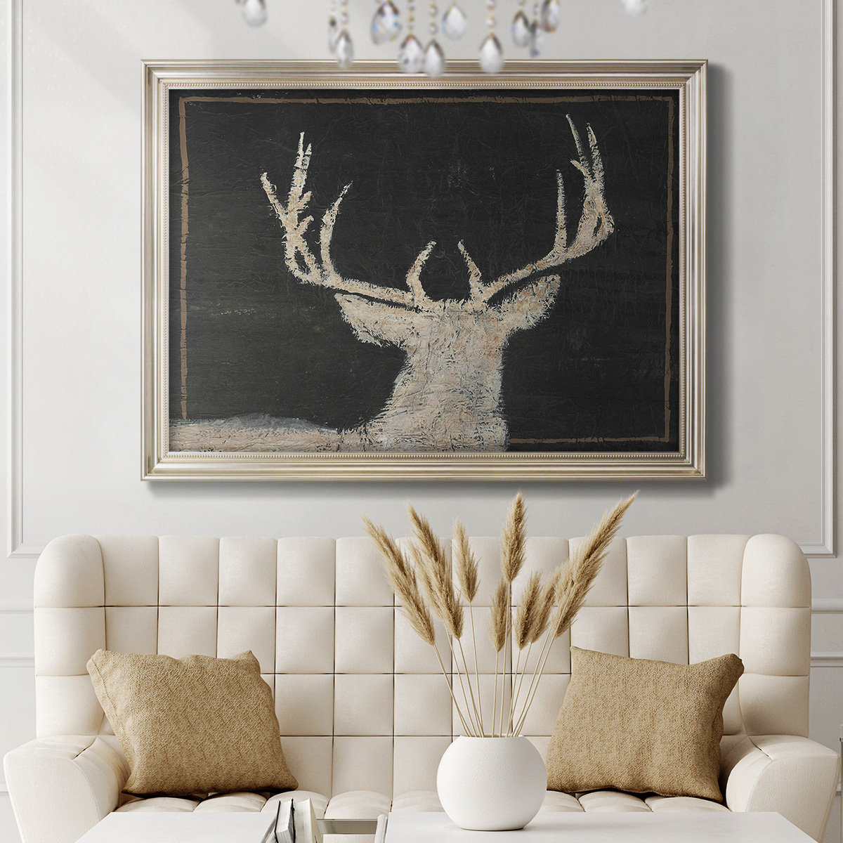 Millwood Pines Brow Tine Deer II Brow Tine Deer II - Picture Frame ...
