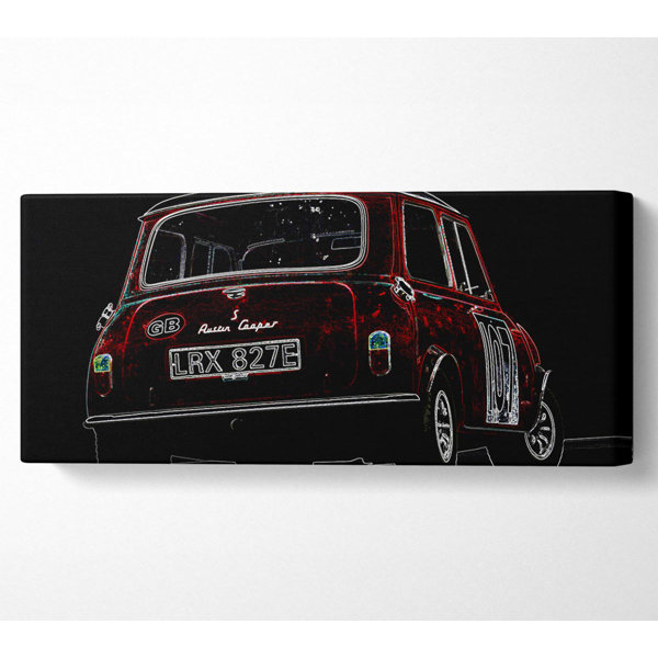 Williston Forge Mini Cooper Rear - Wrapped Canvas Print | Wayfair.co.uk