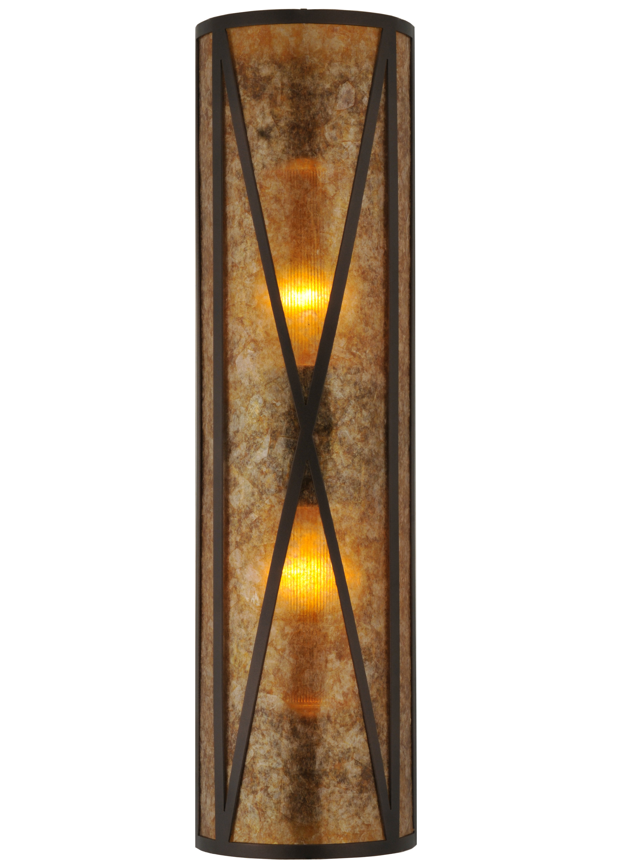 Meyda Lighting Saltire 2-Light Flush Mounted Sconce | Wayfair