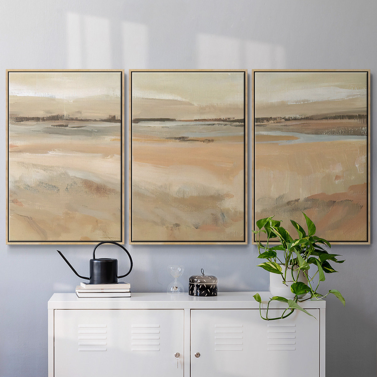 Wrought Studio Earth Tone Landscape II - Multi Piece Framed Canvas ...