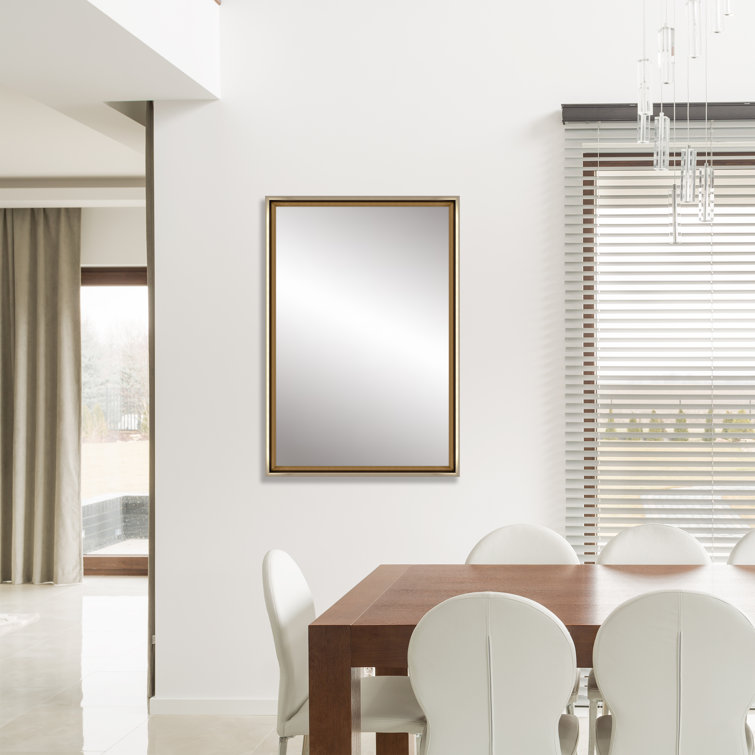 Chelsea Art Studio Wood Rectangle Wall Mirror | Wayfair