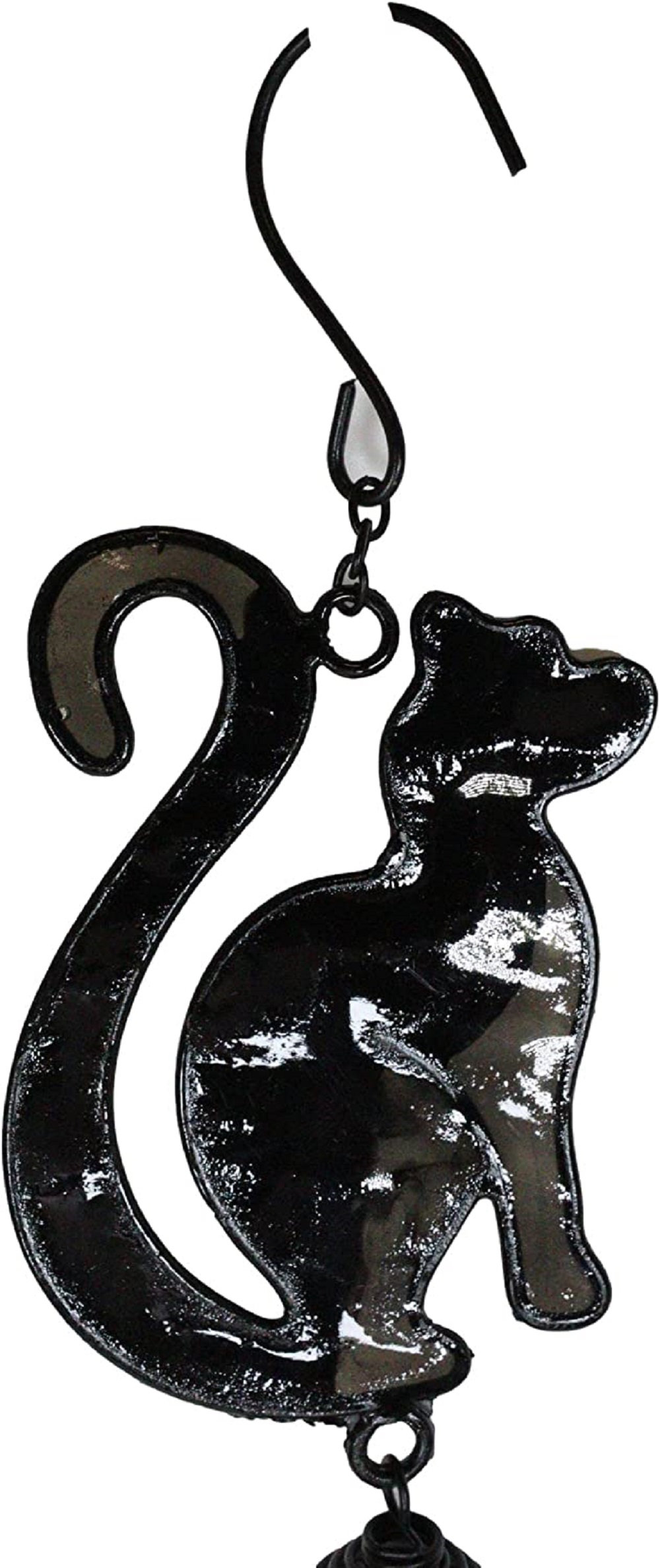 Winston Porter Wicca Occult Witchcraft Stained Glass Black Cat Mystical ...