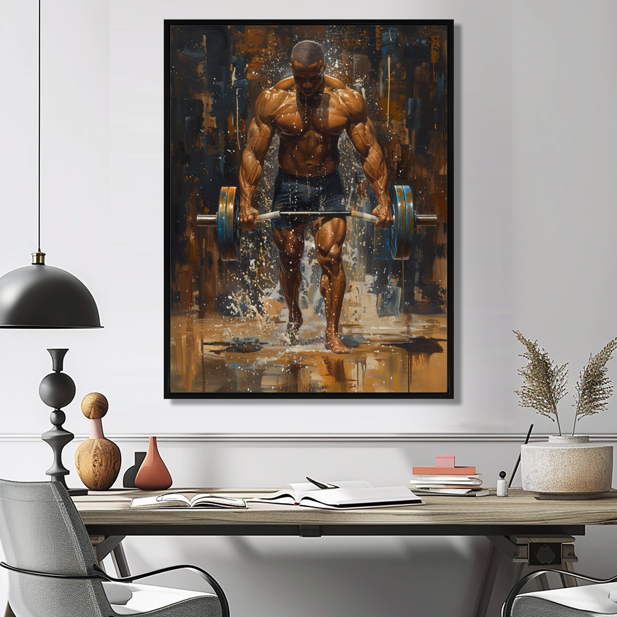 Winston Porter Determined Weightlifting Men Competition III - Aerobic ...