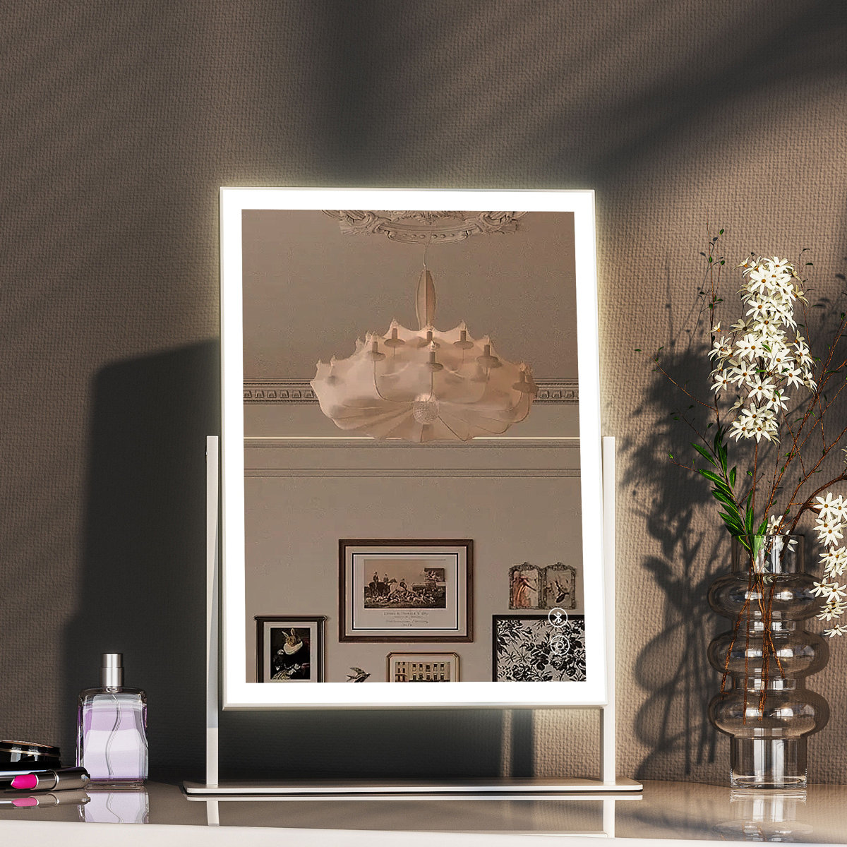 Latitude Run® Rectangle Led Metal Mirror & Reviews | Wayfair