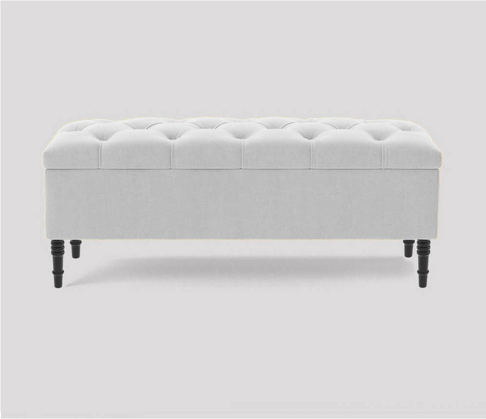 Rosalind Wheeler Emmakate Chesterfield Naples Ottoman Storage Bench ...