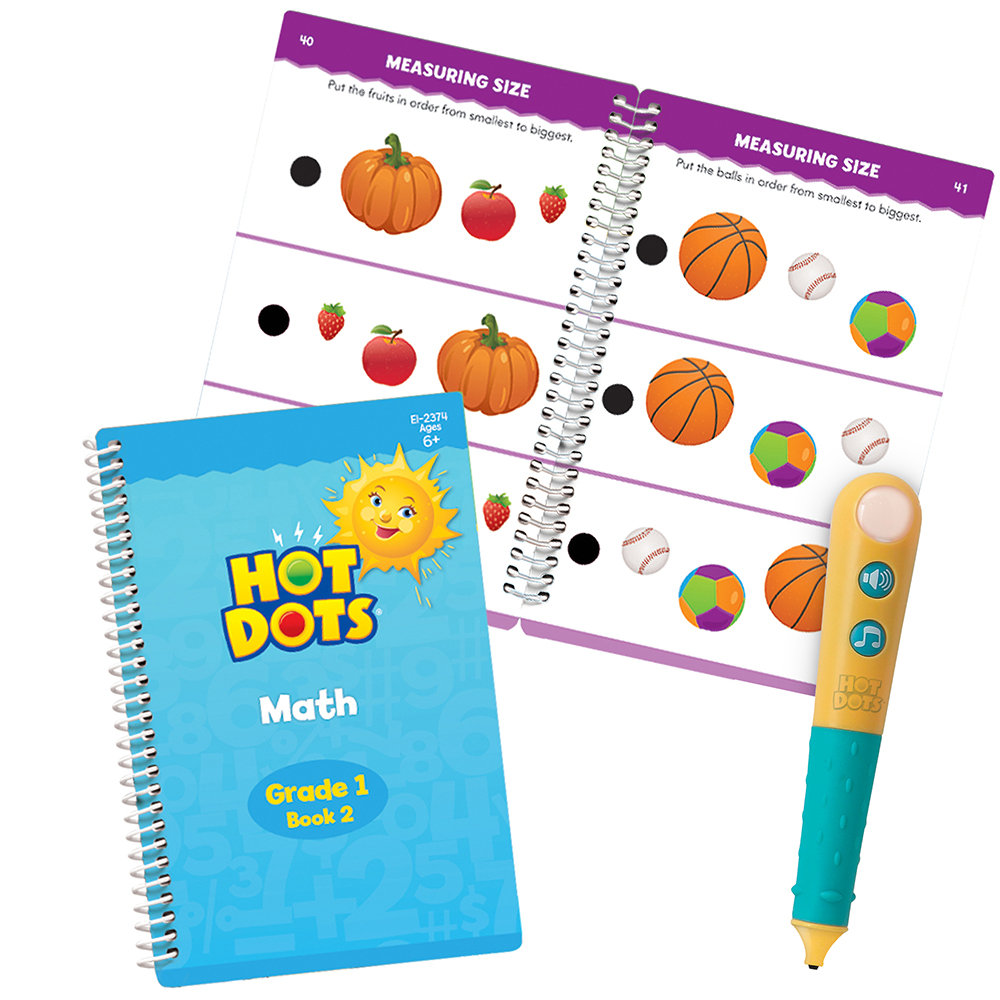 Educational Insights Hot Dots Jr Let'S Master Grade 1 Math & Reviews ...