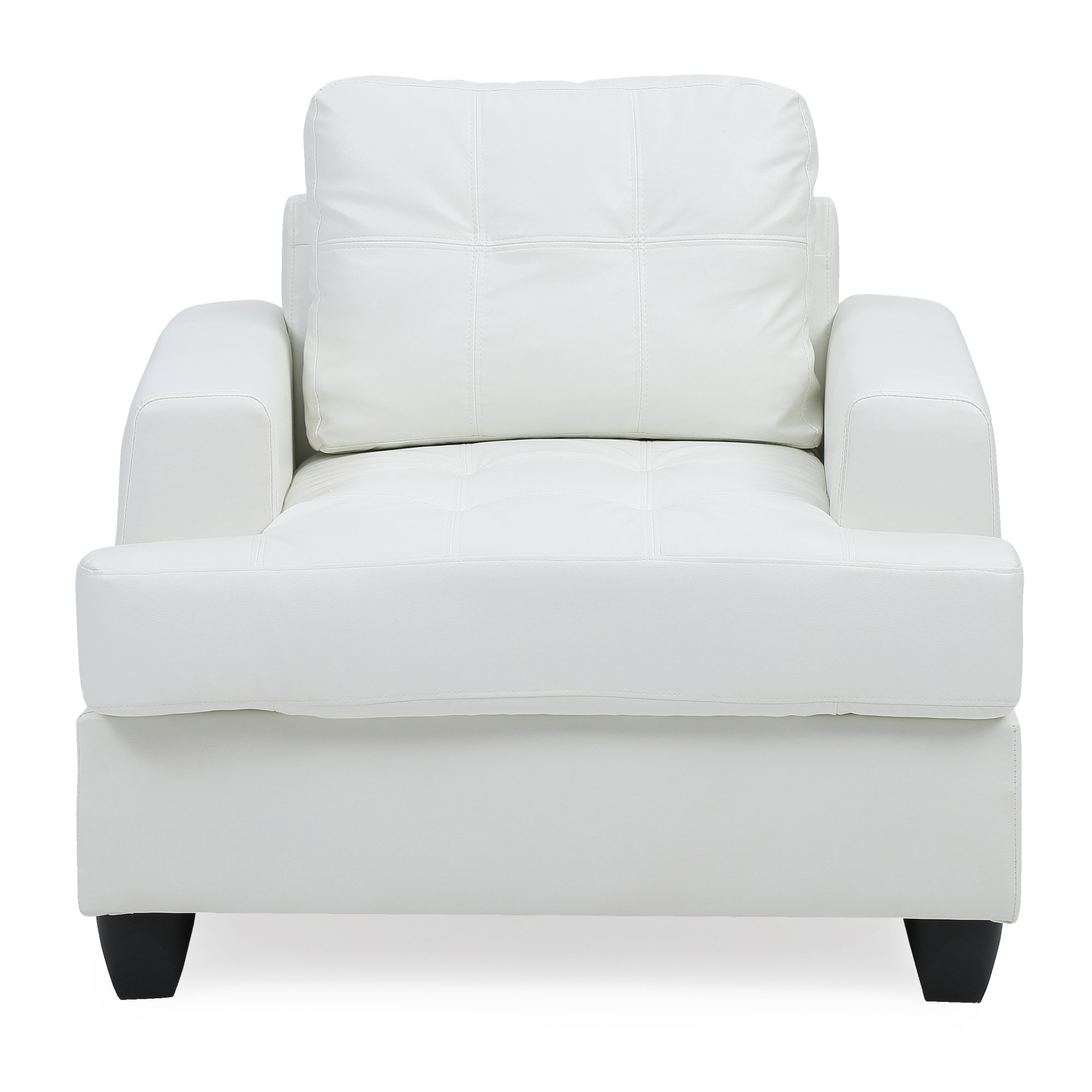 Latitude Run® Comfortable Saddle Arm Pu Armchair For Any Room's ...