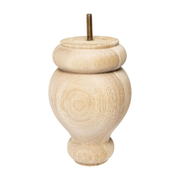 Outwater 6in H x 4in Diameter Unfinished Solid Hardwood Sofa and Chair ...