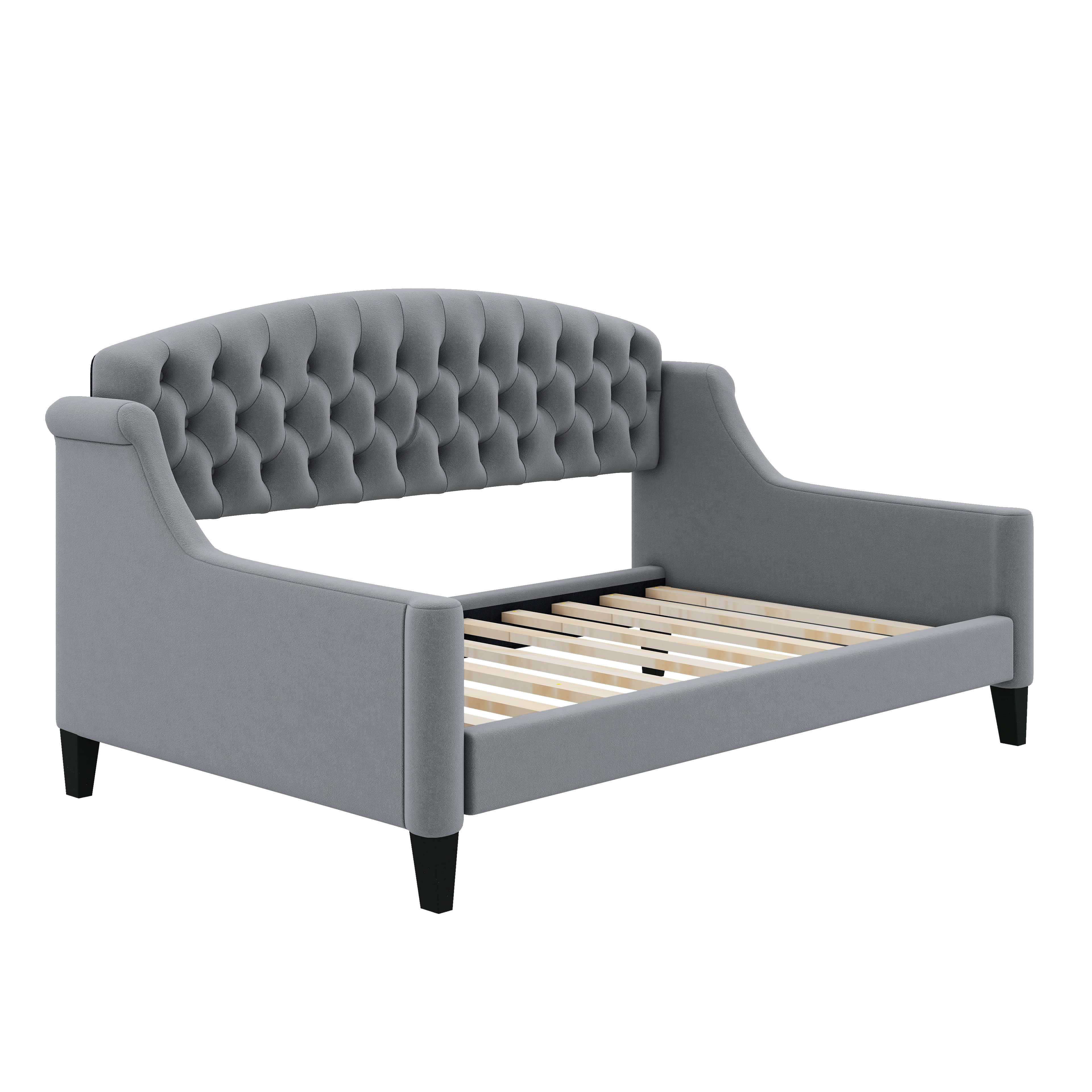 Alcott Hill® Contemporary Upholstered Daybed With Luxurious Tufting And ...