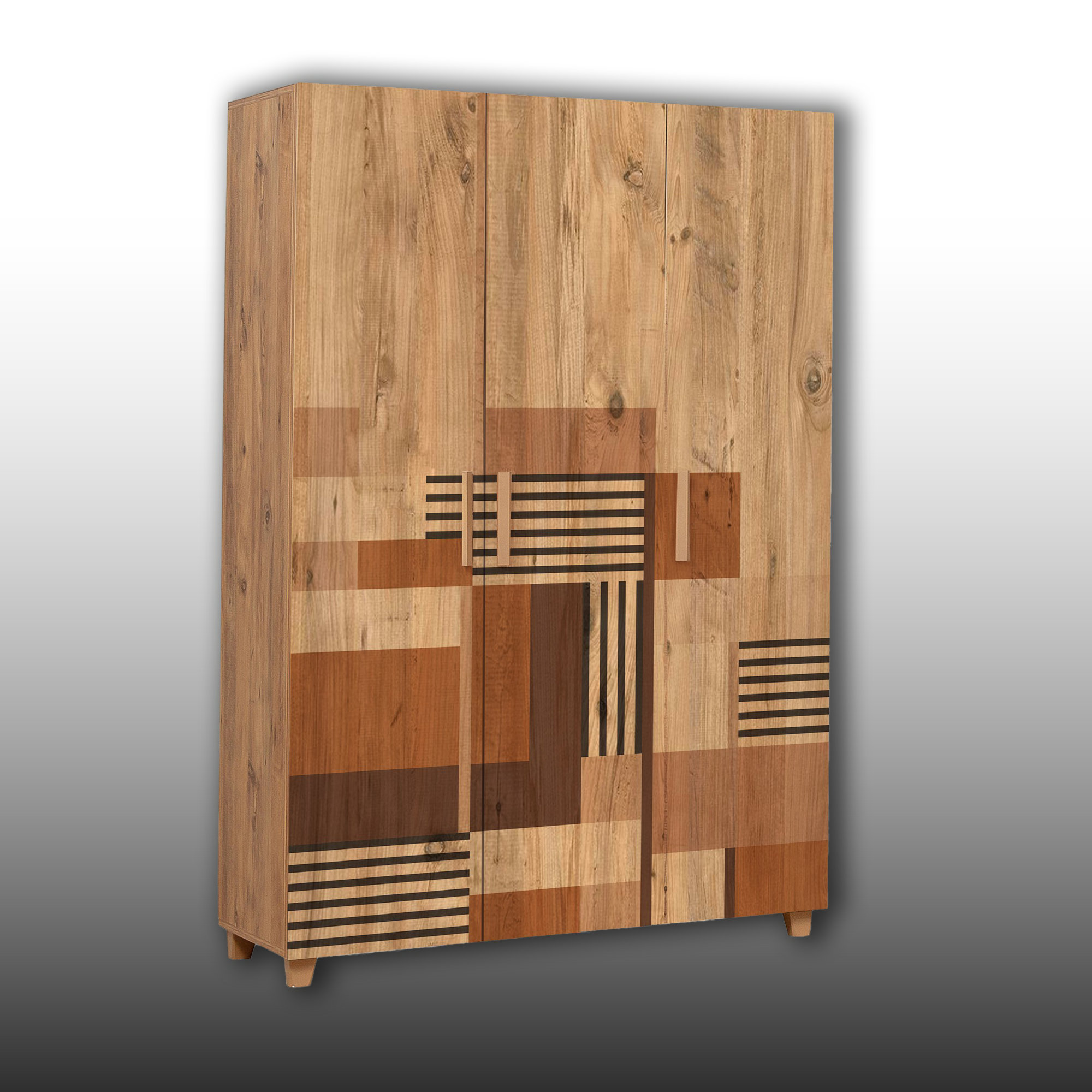 Foundry Select Freestanding Armoire Wardrobe With Edge Banding | Wayfair