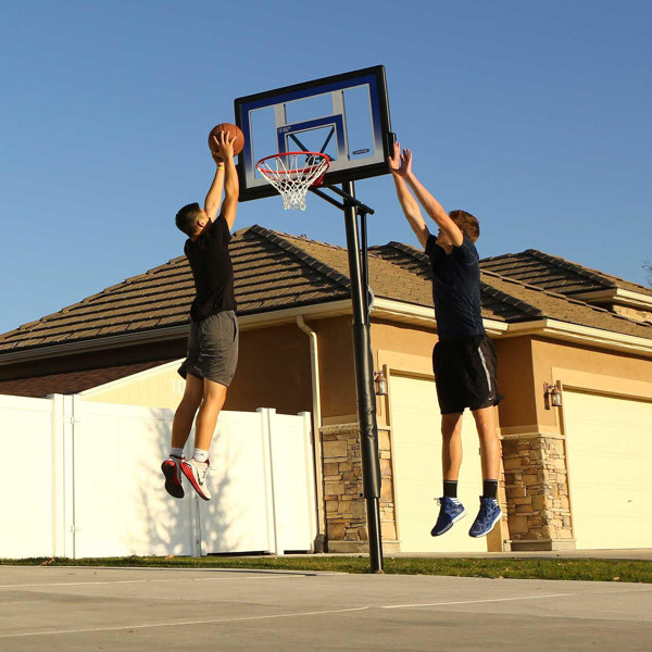 Lifetime Height Adjustable In-Ground Basketball Hoop (48" Polycarbonate ...