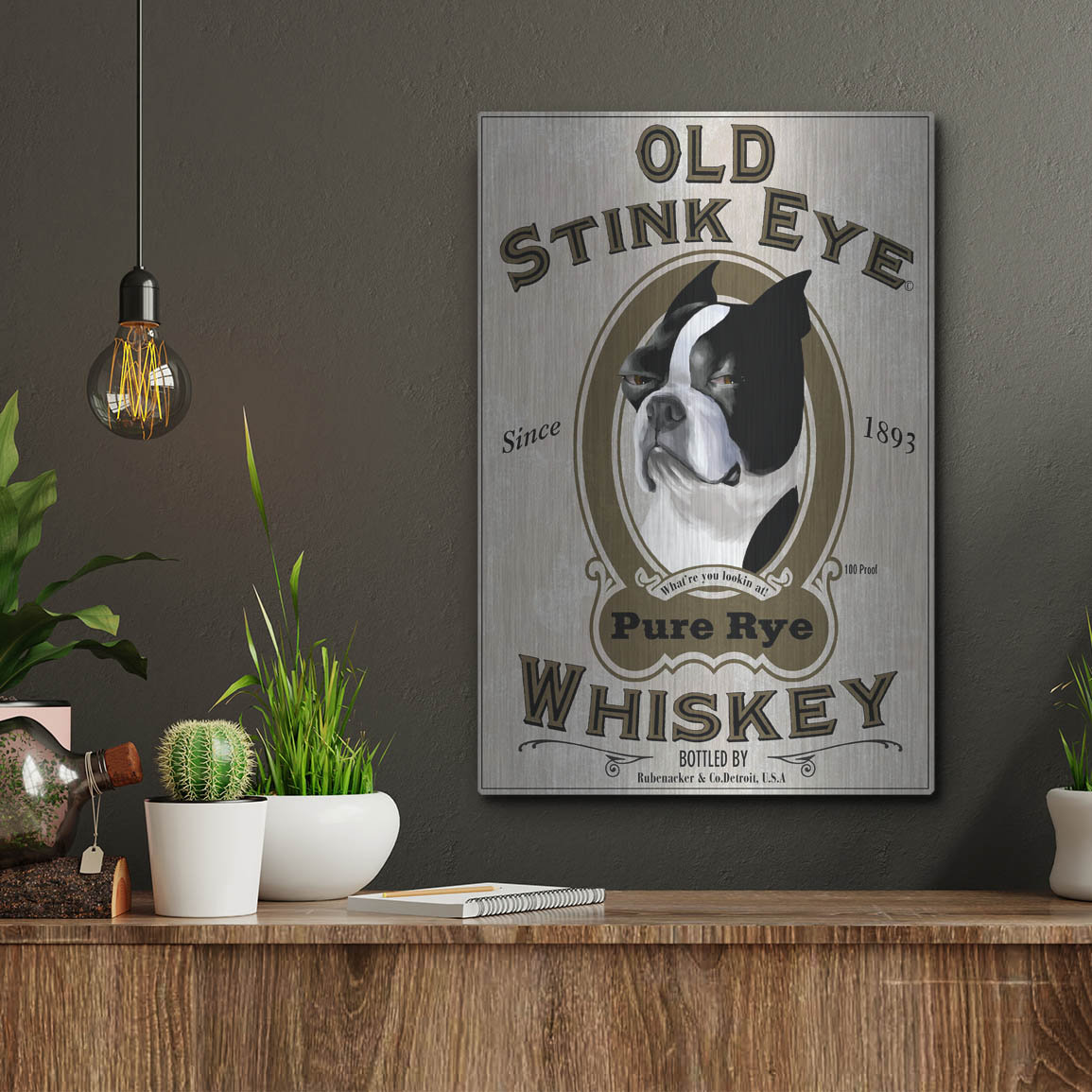 Winston Porter 'Old Stink Eye' by Brian Rubenacker, Metal Wall Art ...