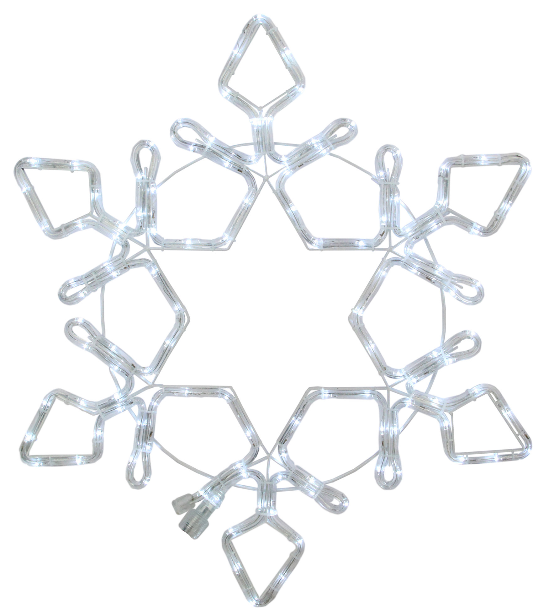 Northlight Seasonal LED Rope Light Snowflake Christmas Decoration ...