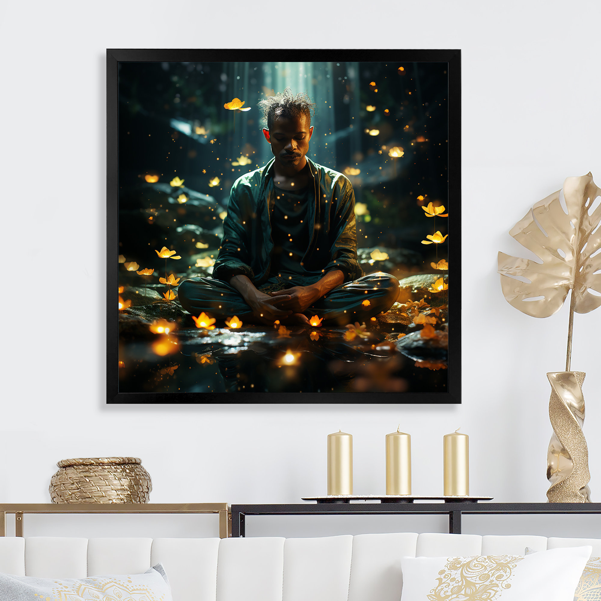 Winston Porter Mindful Moments Meditation - Meditation Wall Art Living ...