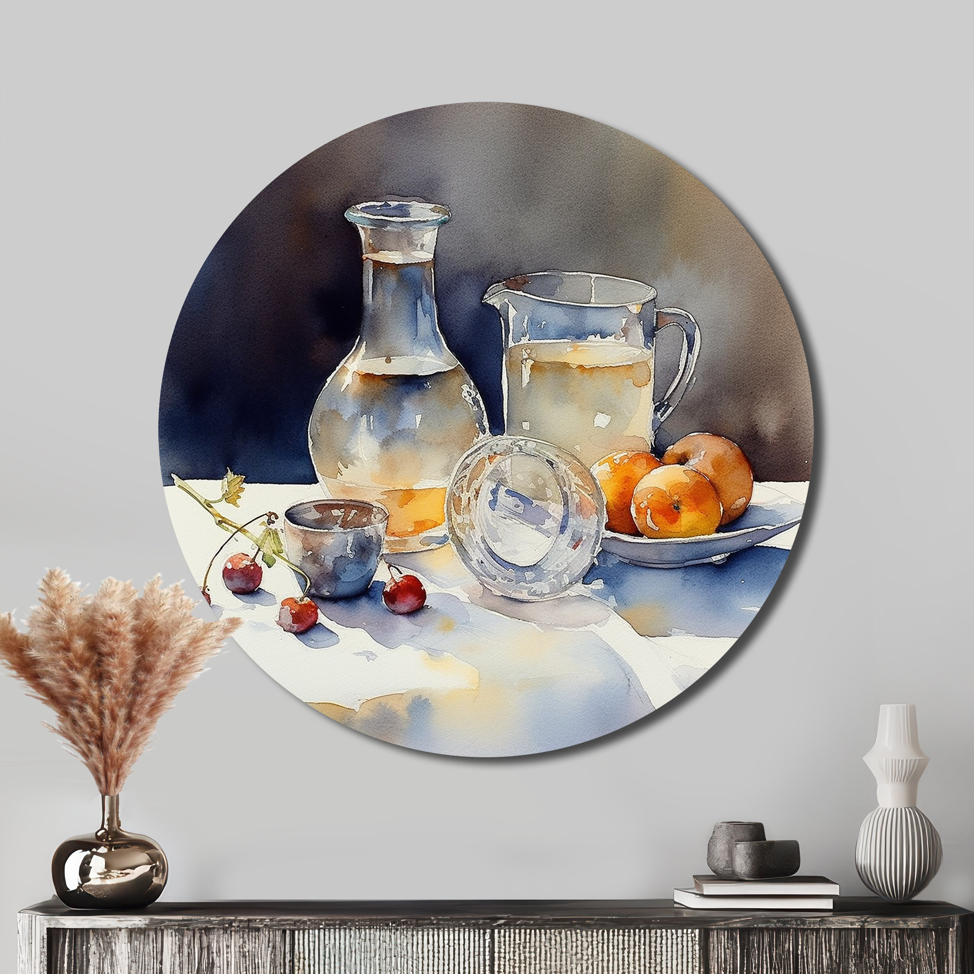Lark Manor Simple Still Life Fruits And Pitchers III - Country Charm ...