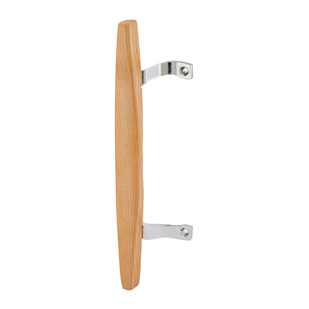 Prime-Line Sliding Glass Door Pull, Wood Handle, Diecast Construction ...