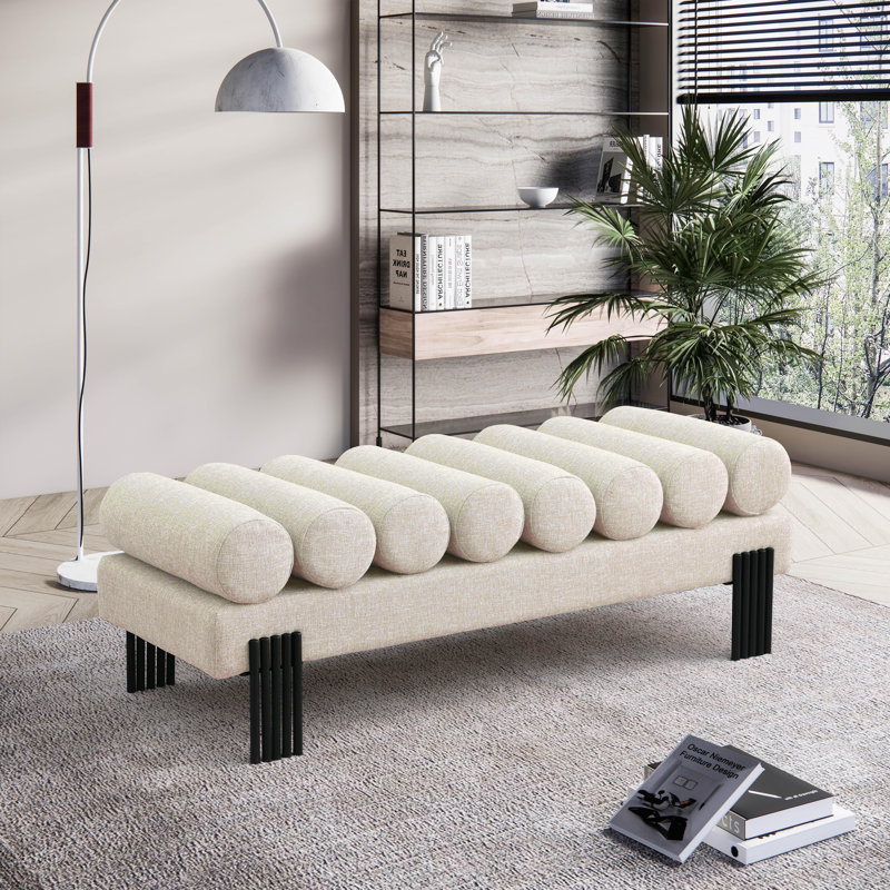 Wrought Studio™ Ivalene Upholstered Bench & Reviews | Wayfair