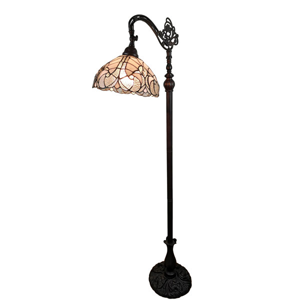 Fleur De Lis Living Jarosz 62'' Dark Bronze Task/Reading Floor Lamp ...
