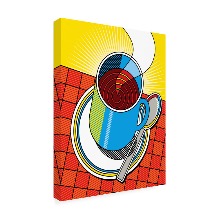 Latitude Run® Diner Coffee by Ron Magnes - Wrapped Canvas Graphic Art ...