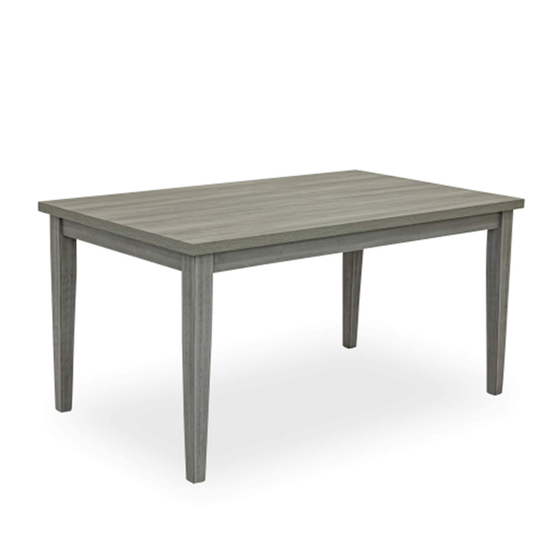 Lark Manor 1pc Grey Colour Rectangular Shape Table Dining Room Wooden ...