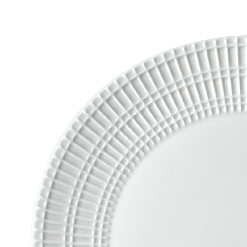 Fitz and Floyd Everyday White Dillan 12-Piece Porcelain Dinnerware Set ...