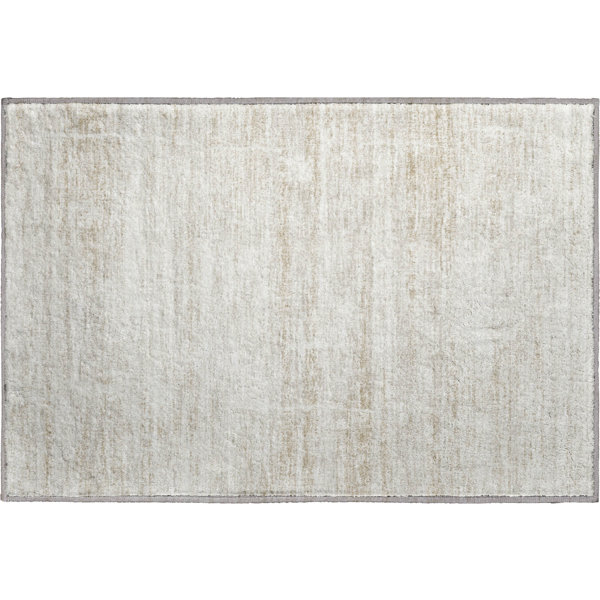 17 Stories Premium Machine Washable Gerardo Ivory Rug & Reviews | Wayfair