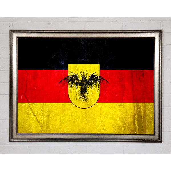 Ophelia & Co. German Flag Eagle - Single Picture Frame Art Prints ...