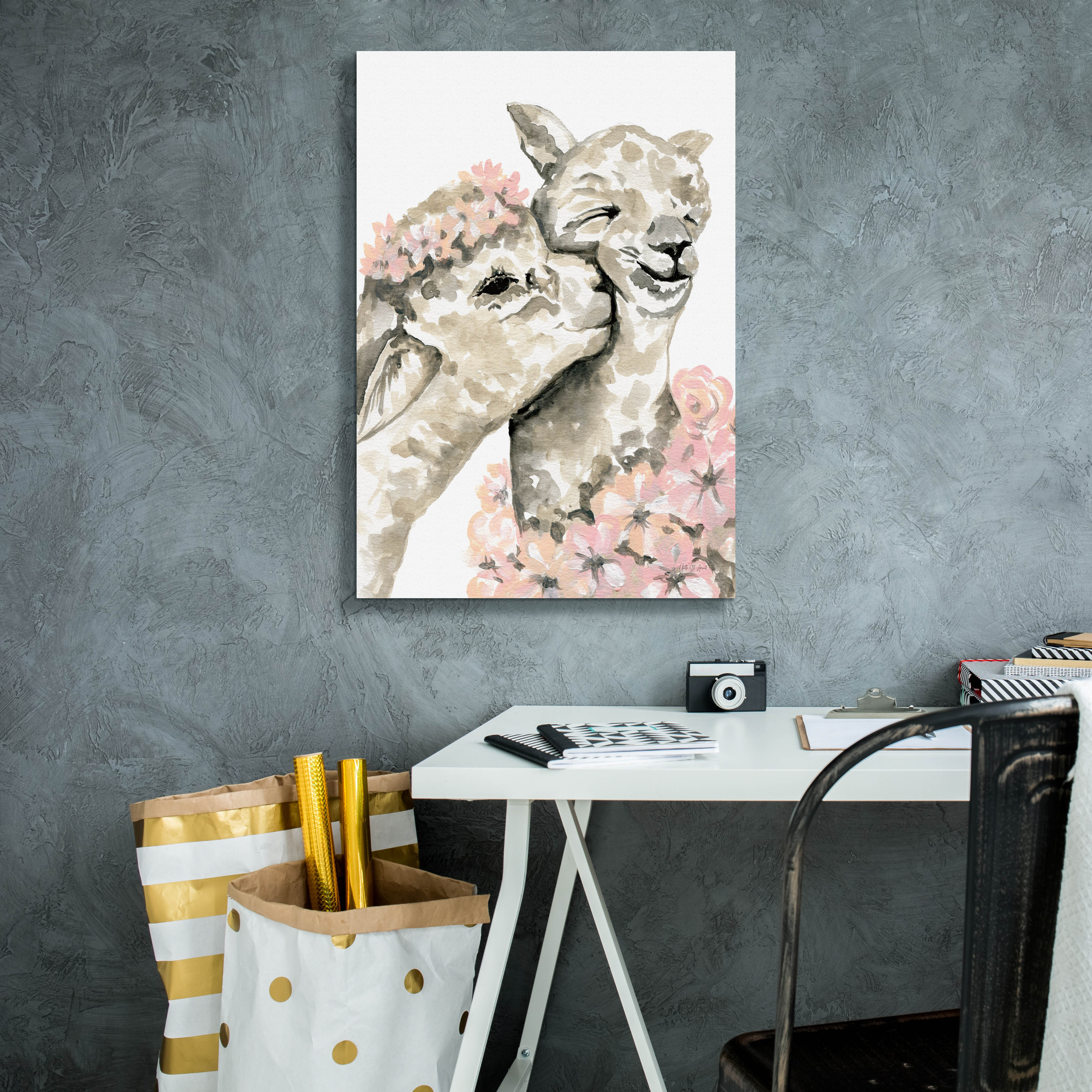 Epic Graffiti 'Spring Kiss' by Yvette St. Amant Canvas Wall Art | Wayfair
