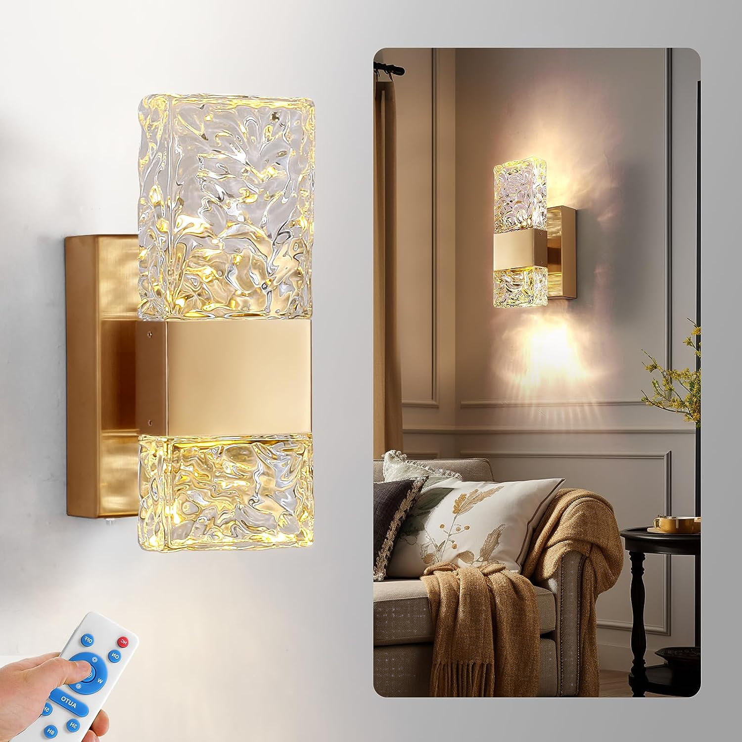 Everly Quinn Lajoyce Corner Wall Light | Wayfair