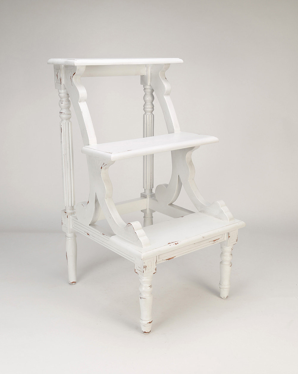 WFX Utility™ Library 3 Step Wood Step Stool & Reviews | Wayfair