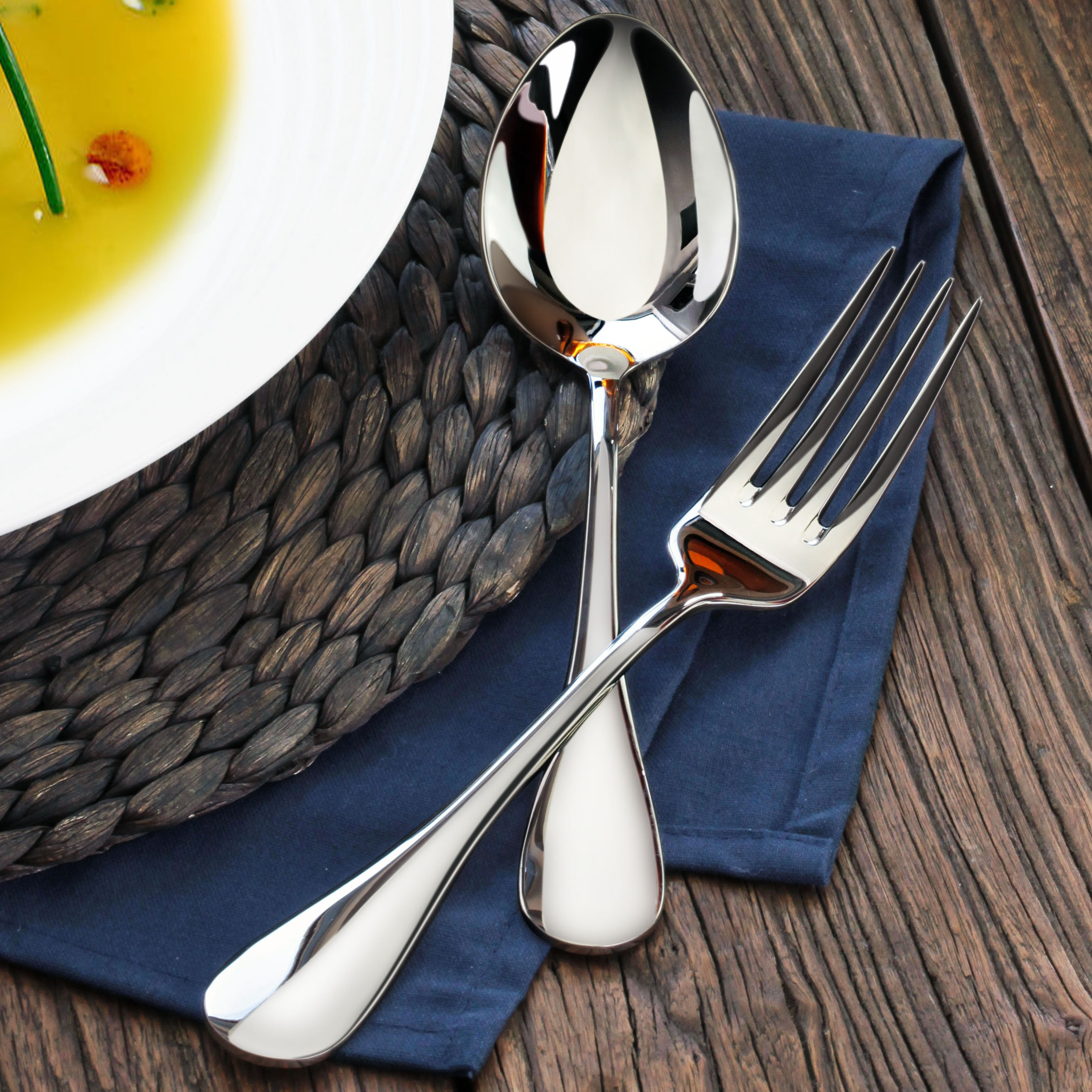 Symple Stuff Blanton 12 Piece Flatware Set, Service for 6 & Reviews | Wayfair