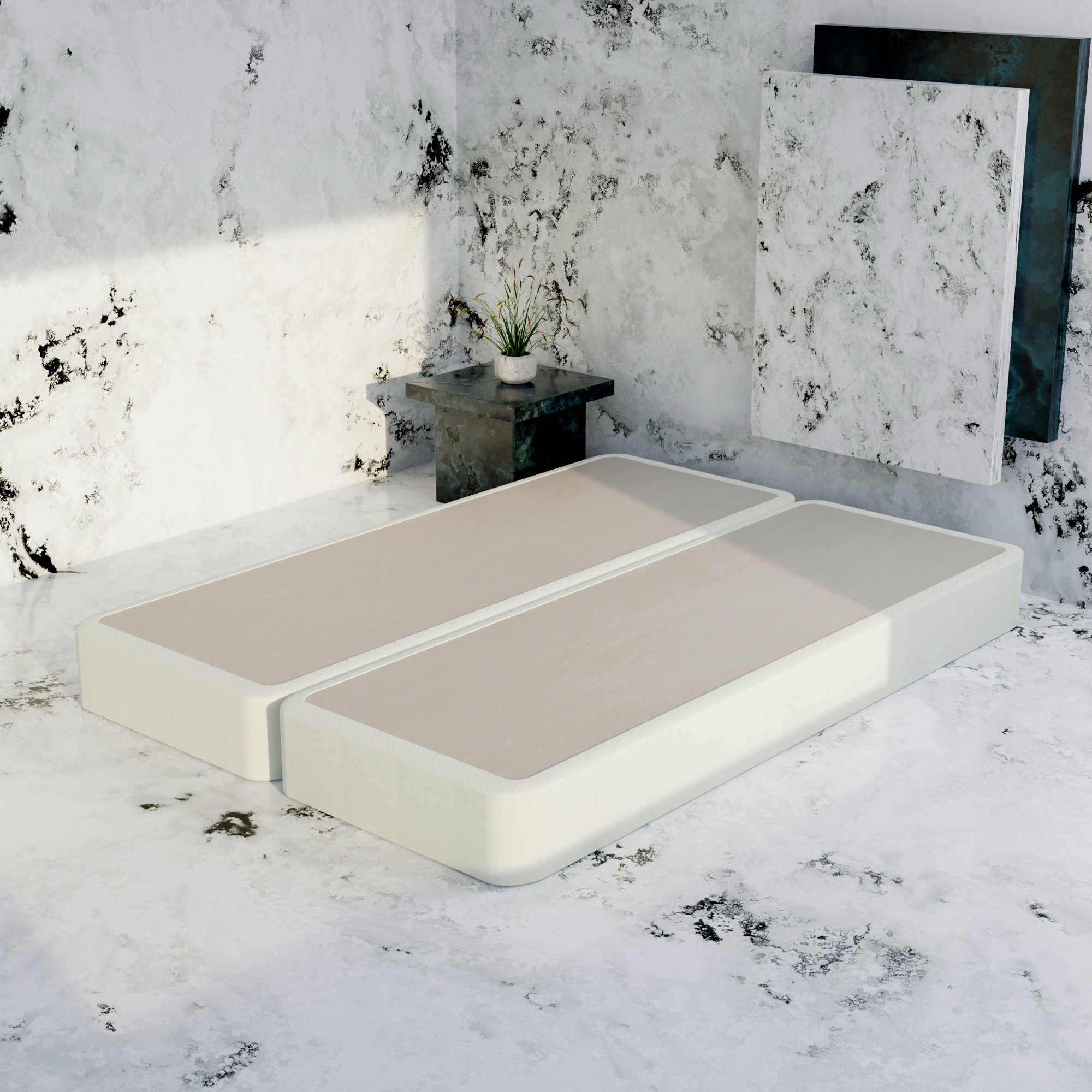 Alwyn Home McConnellsburg Split Folding Wood Box Spring | Wayfair