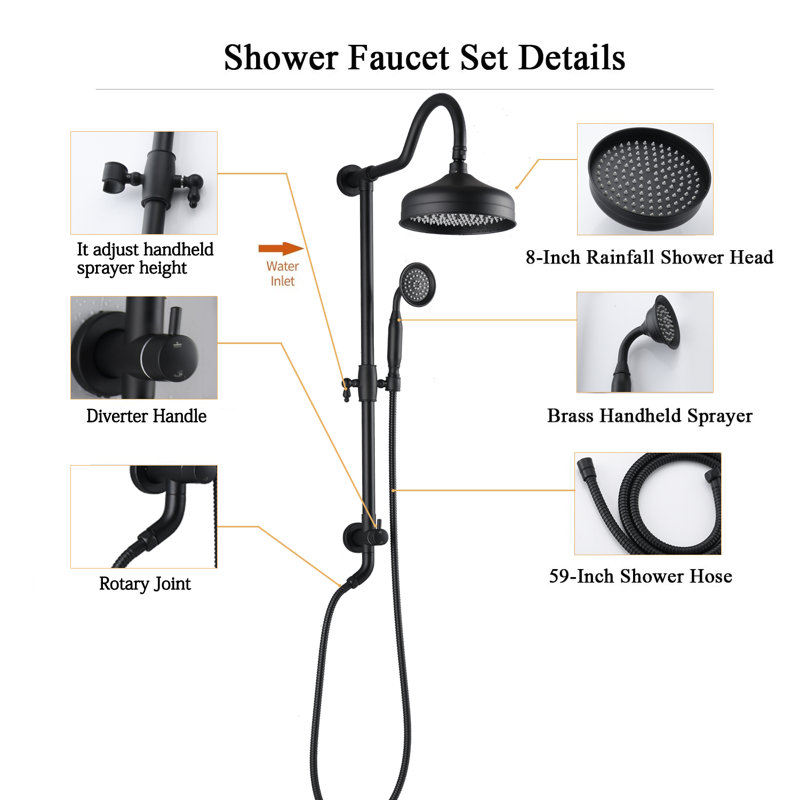 clihome Complete Shower System & Reviews | Wayfair