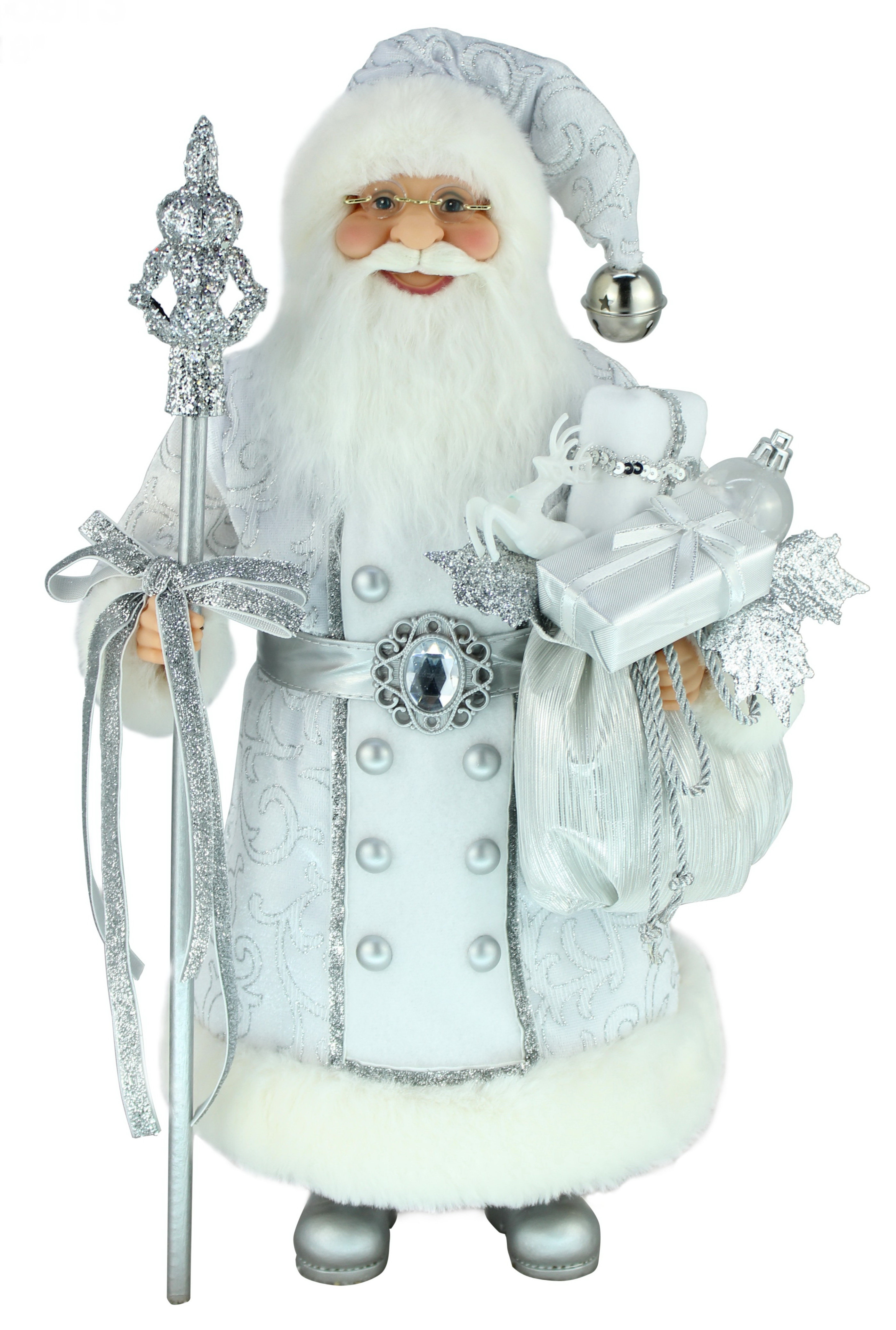 The Holiday Aisle® Sparkle Shimmer Shine Santa Claus Figurine - Wayfair ...