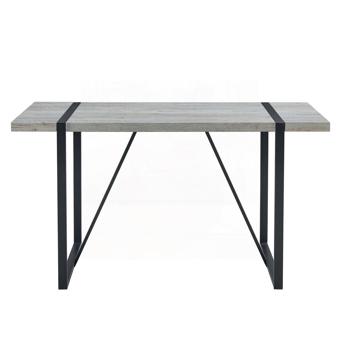 George Oliver Rectangular MDF Light Grey Dining Table | Wayfair