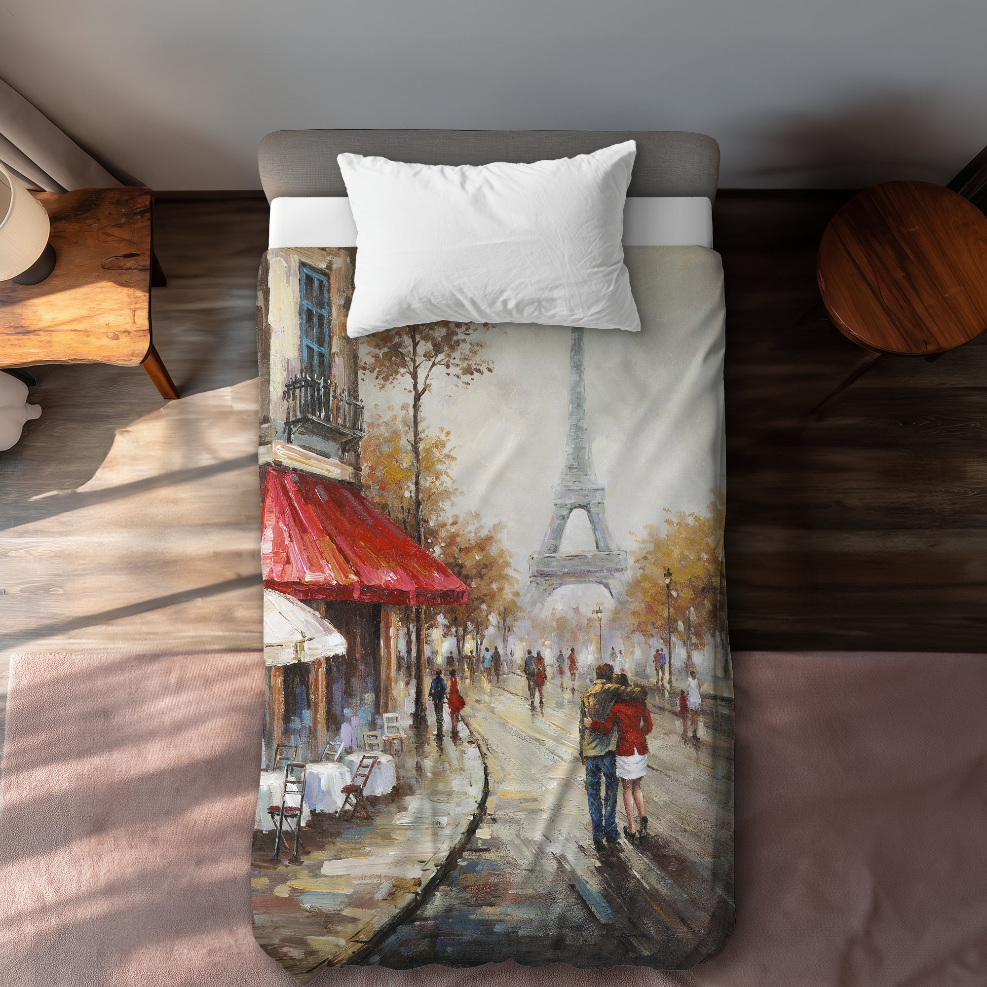 Begin Edition International Inc. Housse de couette romantique rouge ...