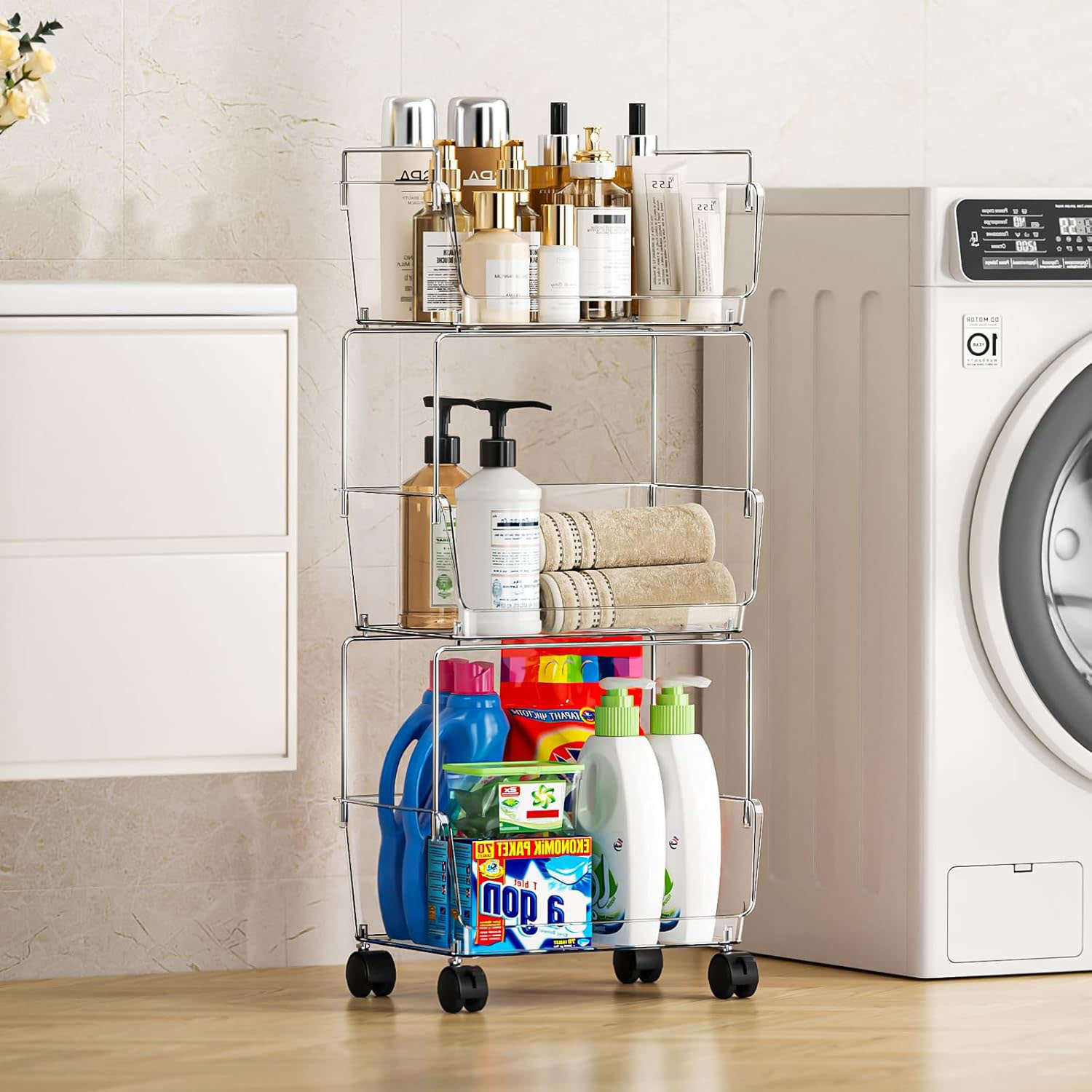 Wrought Studio Organizer With Lockable Caster Wheels, Utility ...