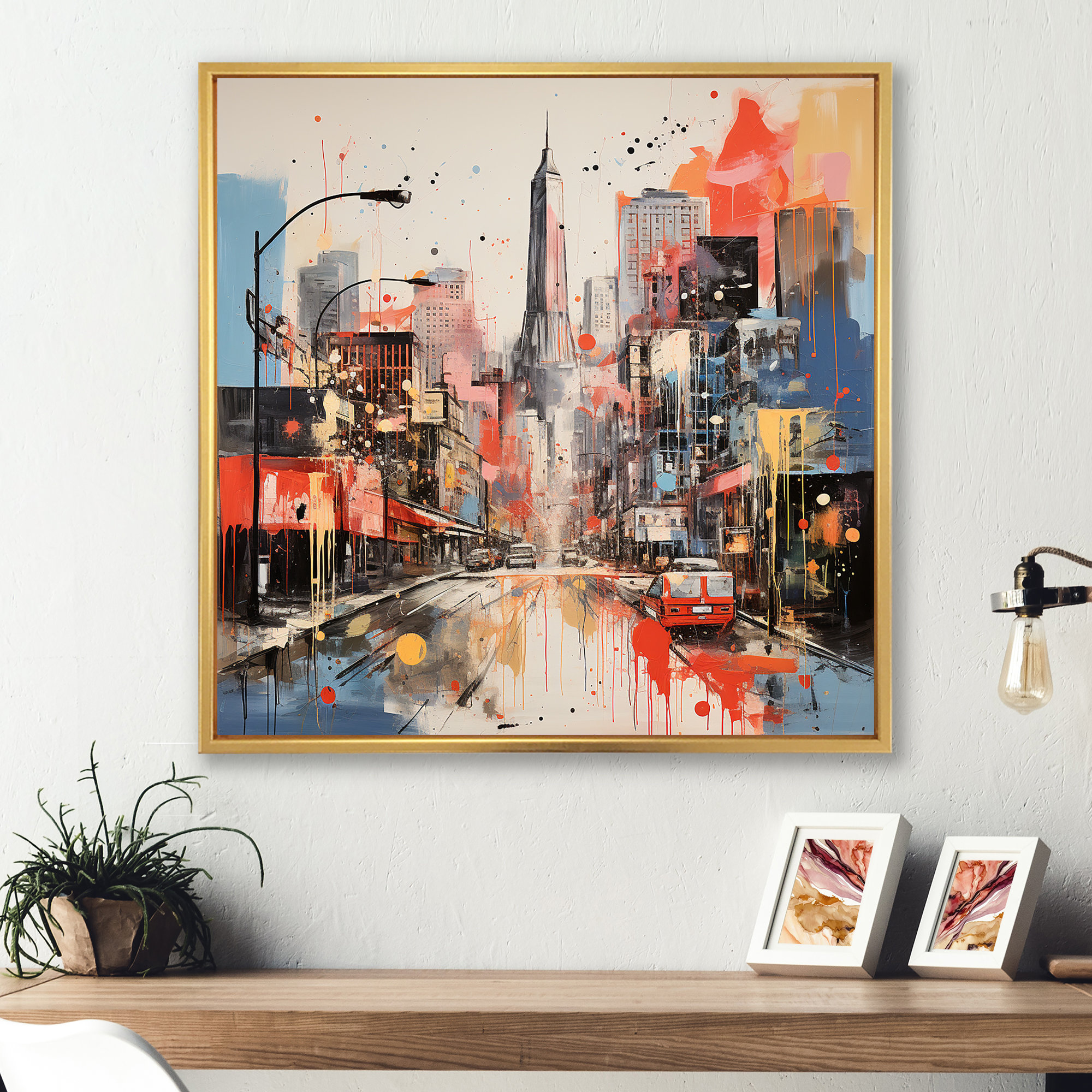 Ebern Designs Atlanta Cityscape Dream - Atlanta Wall Art | Wayfair
