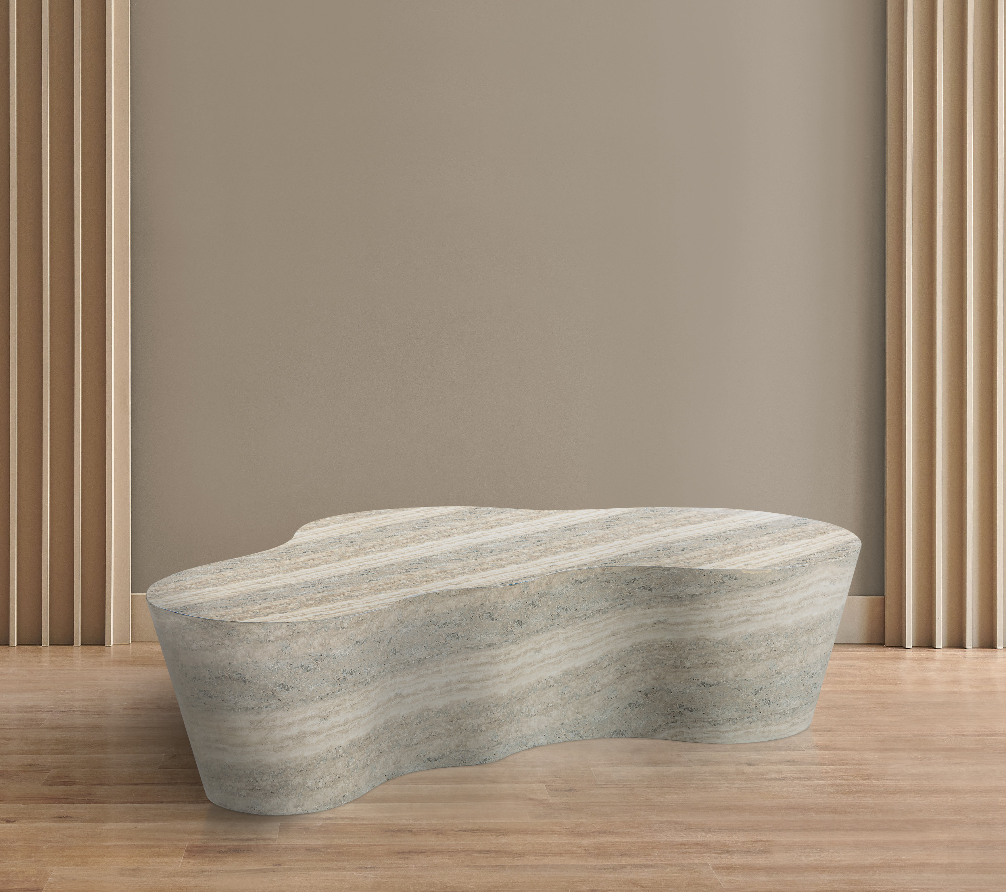 Ivy Bronx Velis Finished Concrete Indoor / Outdoor Coffee Table | Wayfair