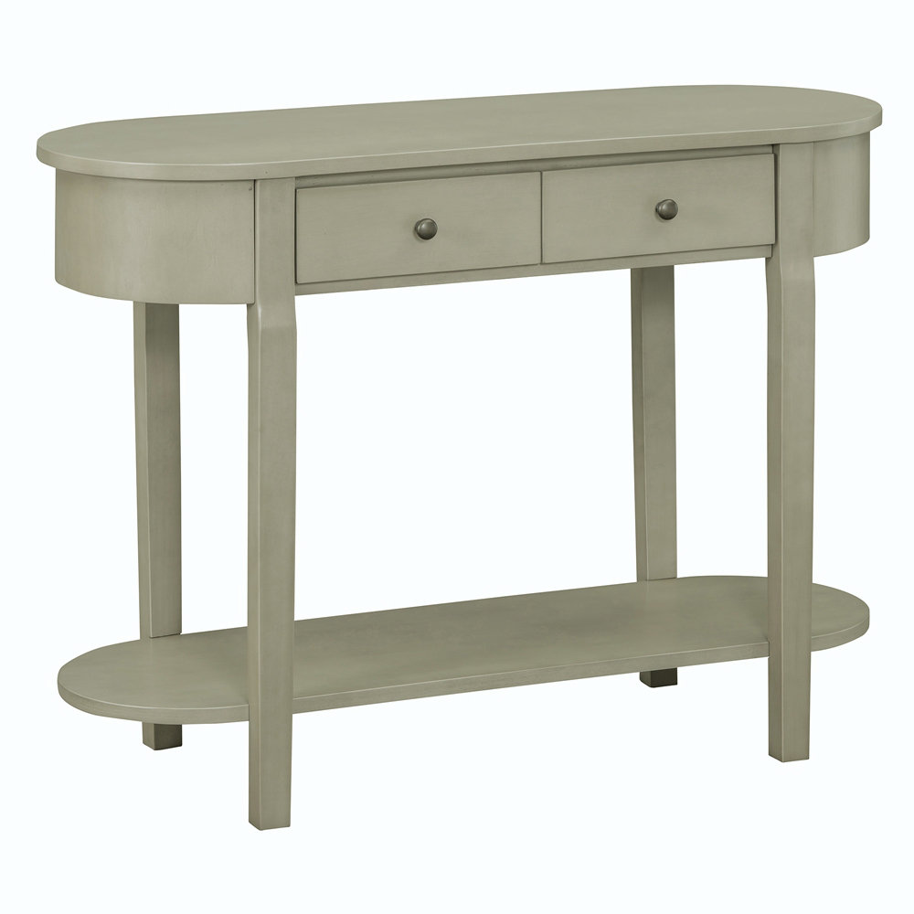 George Oliver Elegant Retro Console Table with Curved Design and Smooth ...