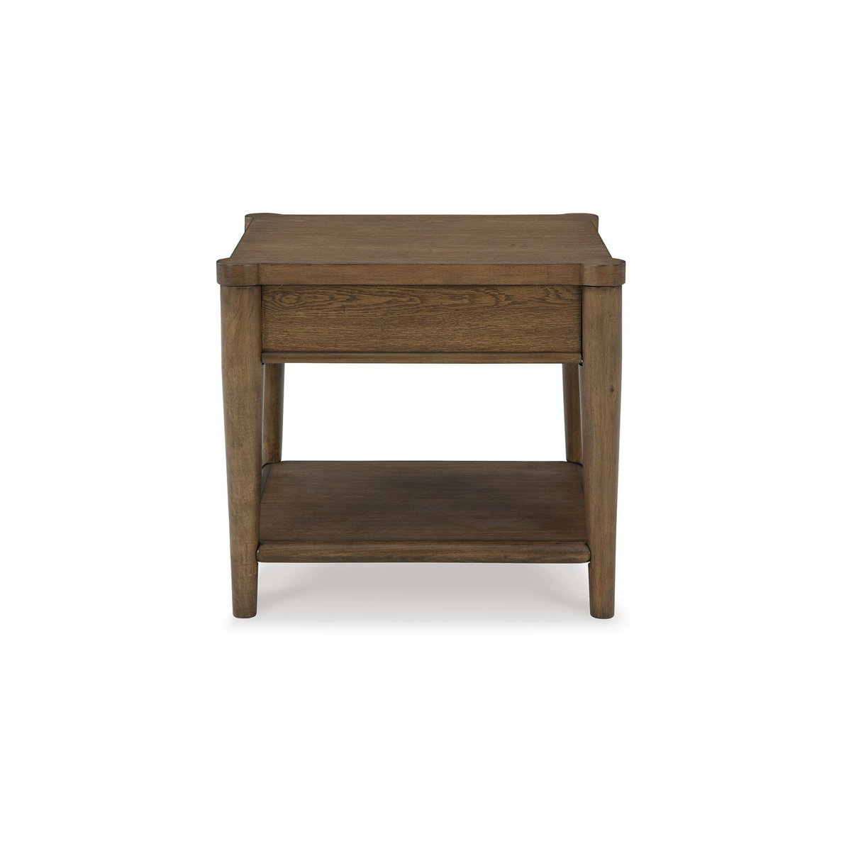 Benjara Howie Side End Table, Drawer And Shelf, Rectangular 26 Inch ...