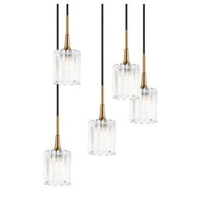 House of Hampton® Romona 5 - Light Cluster Pendant | Wayfair