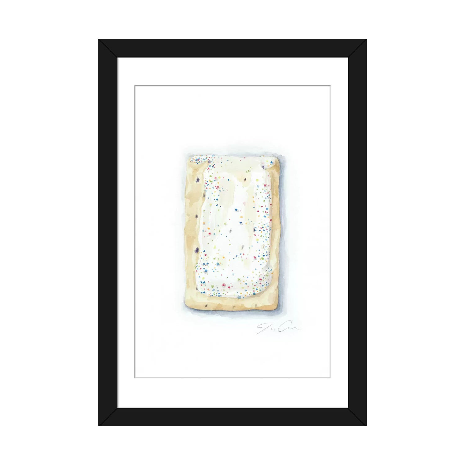 Isabelle & Max™ Ziane Blueberry Pop-Tart Art | Wayfair