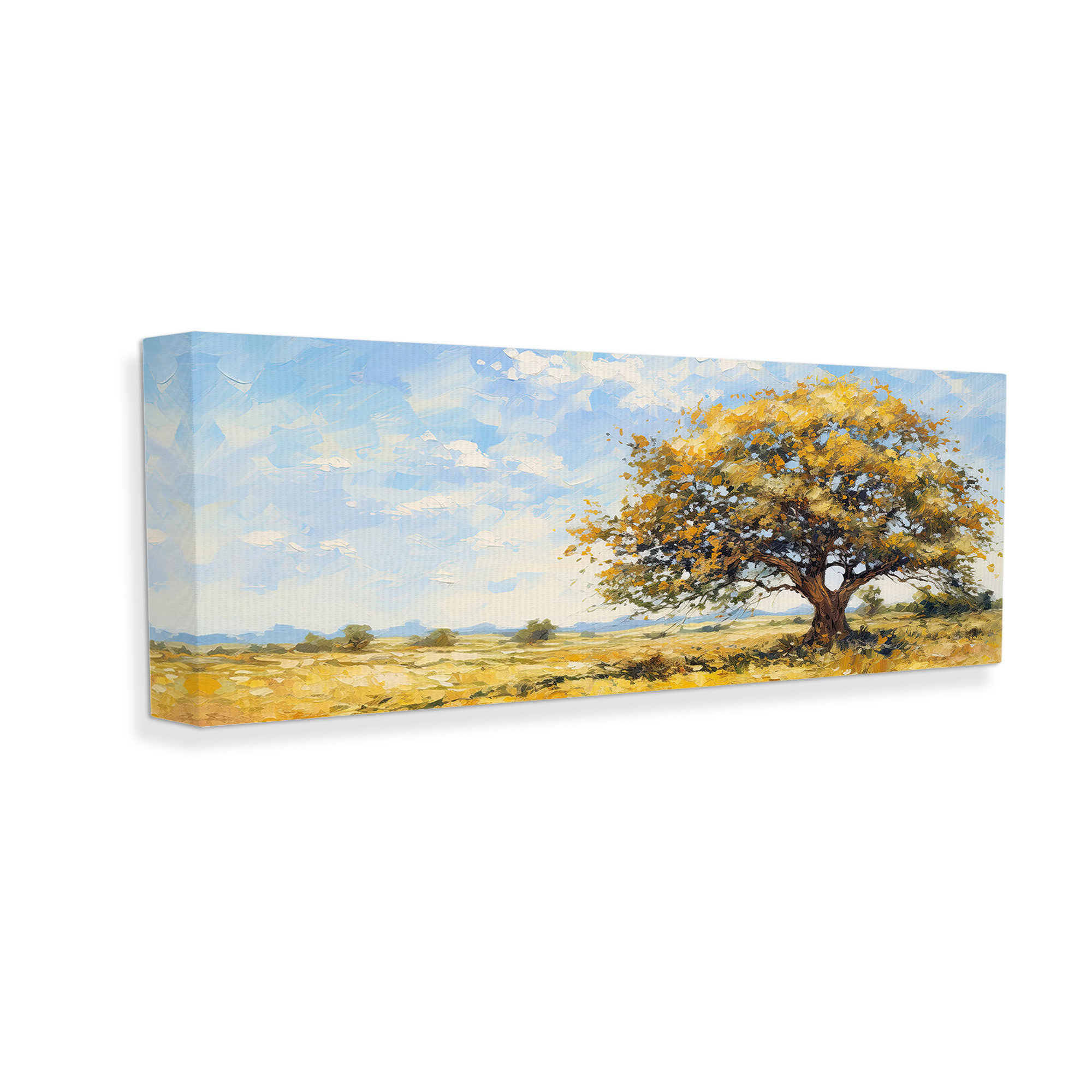 Winston Porter " Sycamore Tree In Field " by Gina Kelly on Canvas | Wayfair