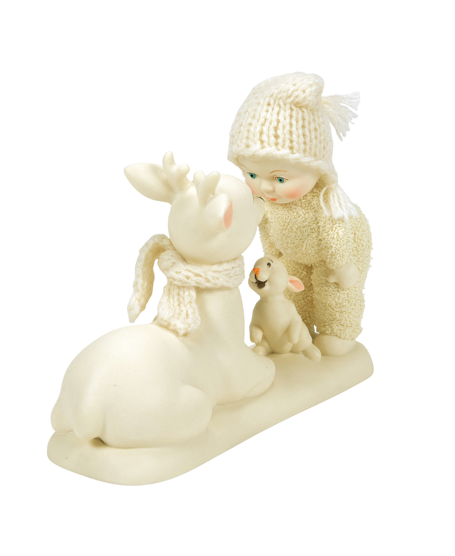 Snowbabies Department 56 Snowbabies Deer Friends Figurine 3.9in H | Wayfair