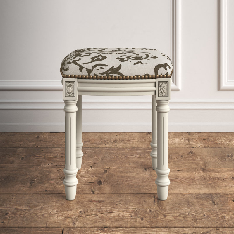 Kelly Clarkson Home Philomene Solid Wood Accent Stool & Reviews | Wayfair