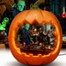 The Holiday Aisle® Motion Sensor Halloween Pumpkin 12 Inch XL, Animated ...