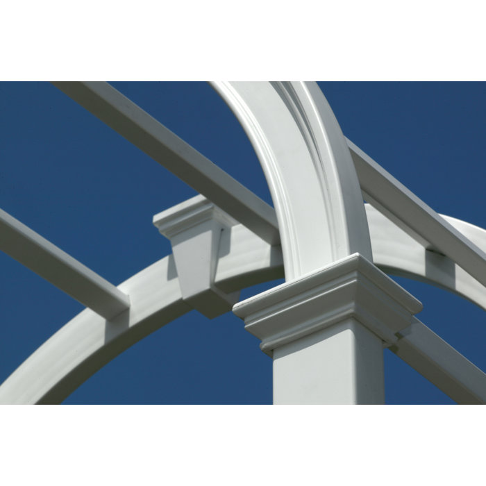 Vita 49'' W x 24'' D Plastic Arbor in White & Reviews | Wayfair