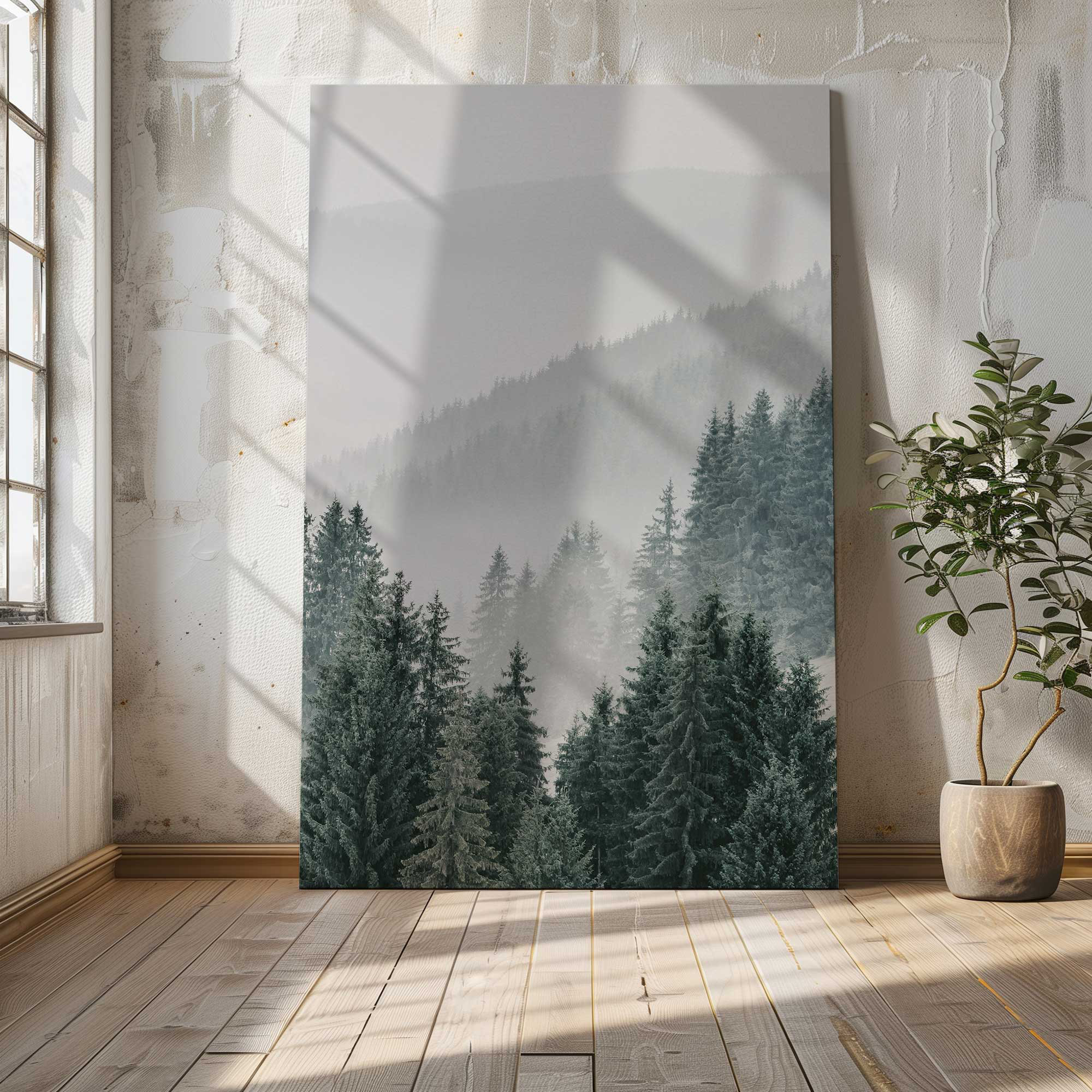 Loon Peak® Enchanted Peaks, Large Canvas Print | Wayfair